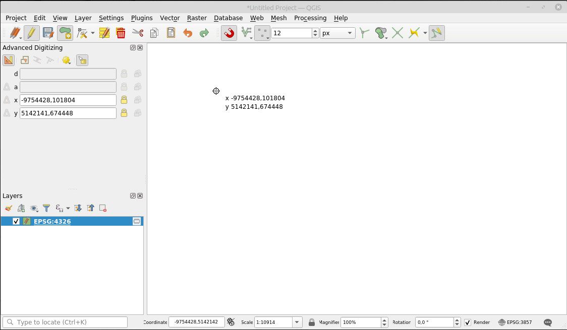 Advanced Digitizing Self Snapping Does Not Work With Layers Using Geographic Crs Only Works