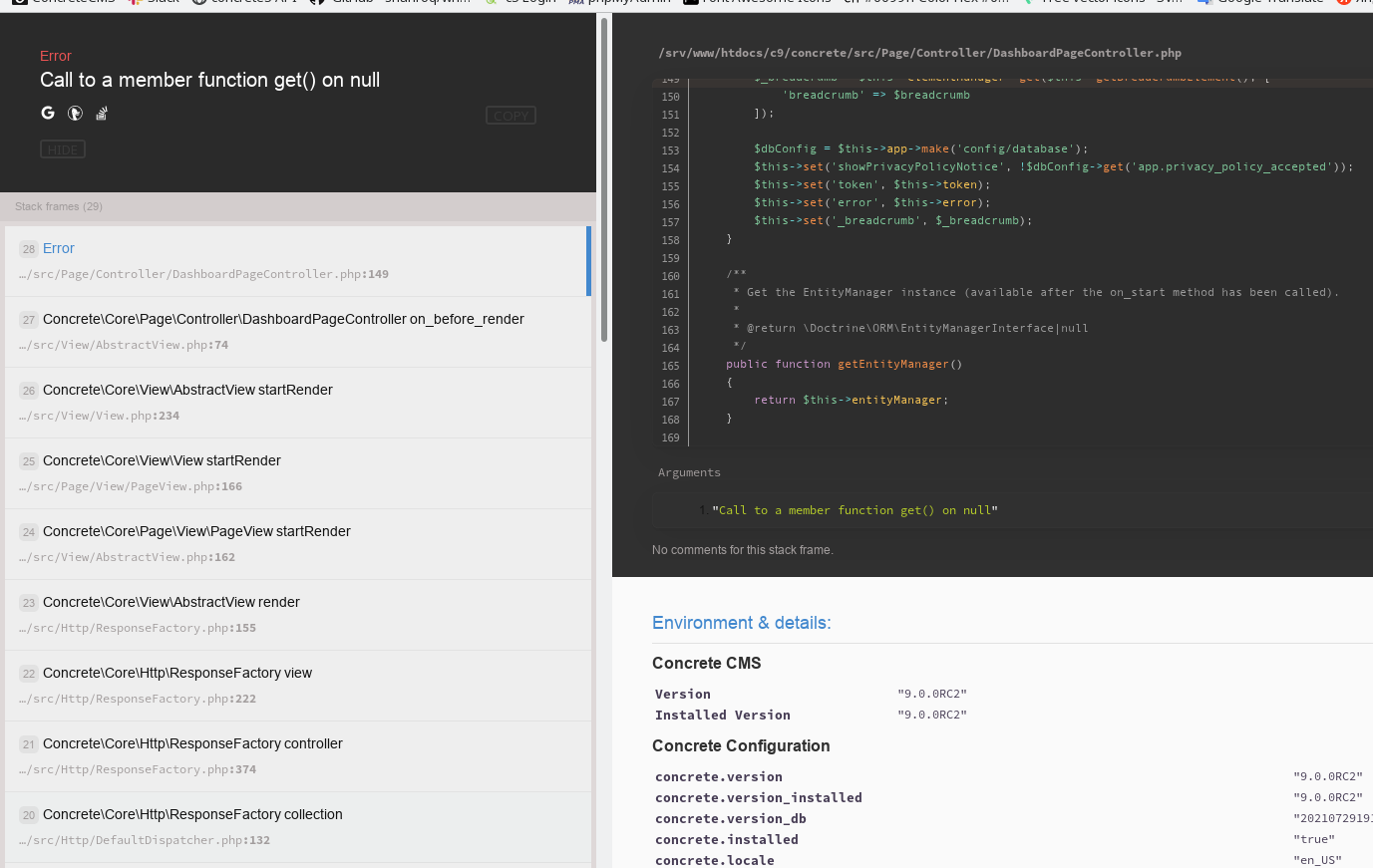 [v9RC1] Unresolvable dependency resolving [Parameter #0 [ $app ]] in class · Issue #9644 ...