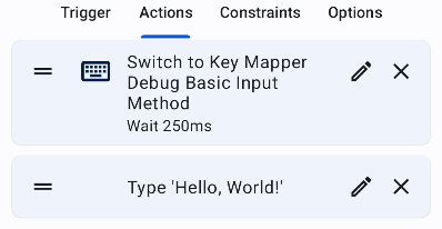 Switch keyboard action "wait for completion" option · Issue #1064 · keymapperorg/KeyMapper · GitHub