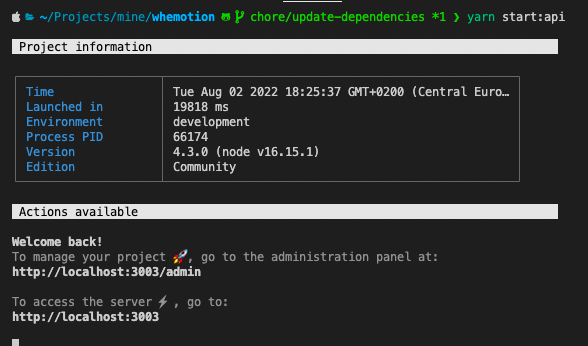 TypeError: host.onUnRecoverableConfigFileDiagnostic is not a function when creating new strapi ...