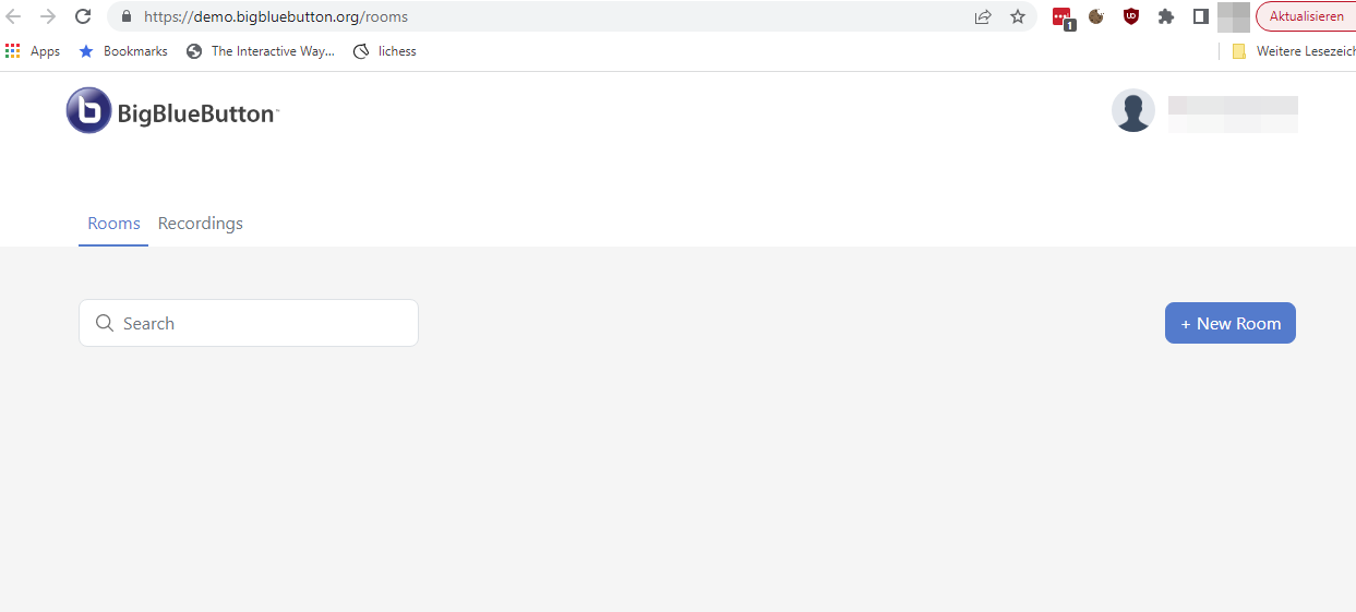 V3: Default room · Issue #4148 · bigbluebutton/greenlight · GitHub