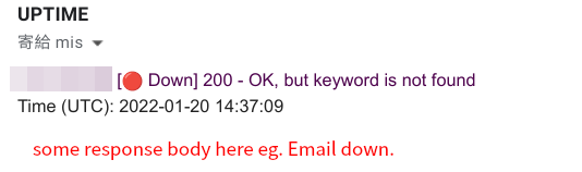 Show some pure text body in notification when keyword not found · Issue ...