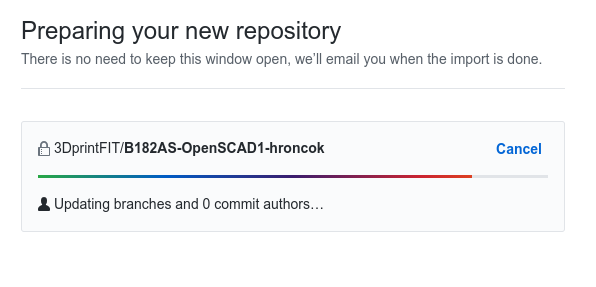 Repository Setup Progressbar Hangs At Importing Starter Code · Issue 1777 · Github