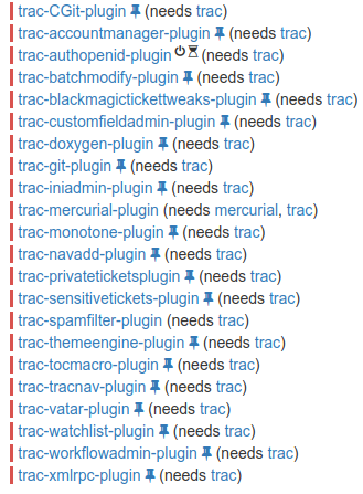 packages in "needed for" list lack the exception symbol · Issue #633 ...