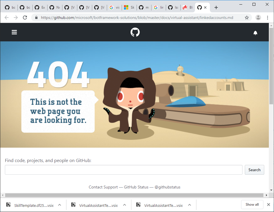 Linked Accounts Example Inside Typescript Virtual Assistant Link Not Working · Issue 1824