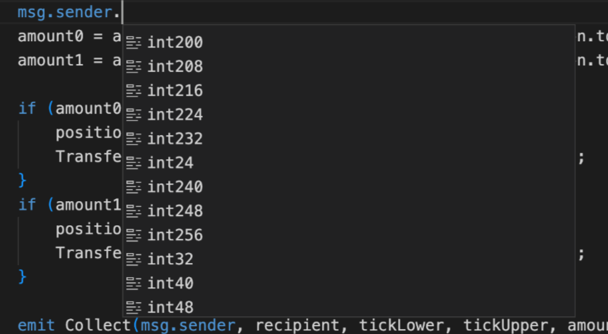 only default completions shown for `message.sender` · Issue #202 · NomicFoundation/hardhat ...
