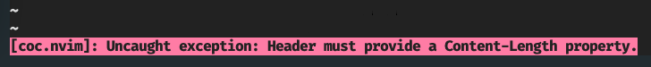 coc-solidity showing "Header must provide a Content-Length property" · Issue #407 ...