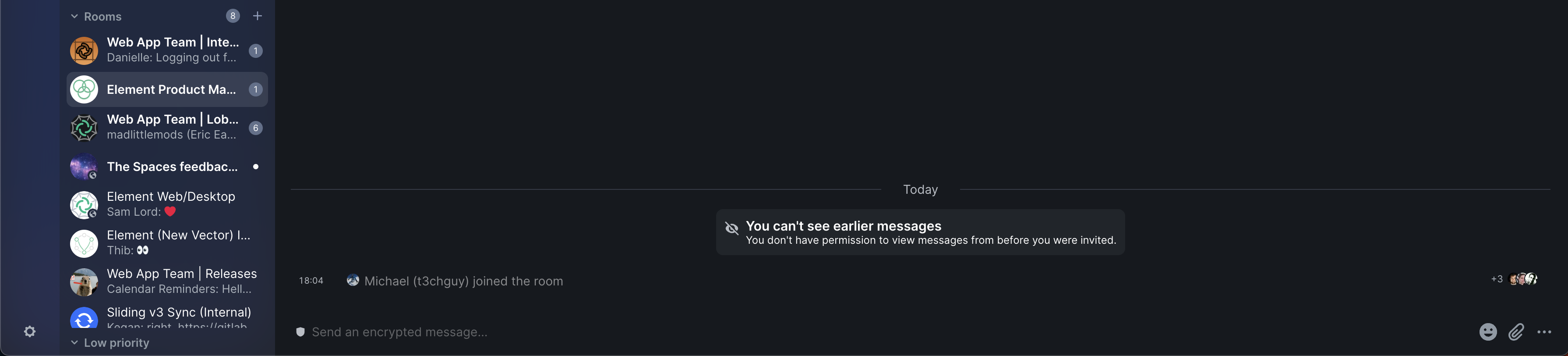 Unread counter shown for thread replies with empty thread list · Issue #24508 · element-hq ...