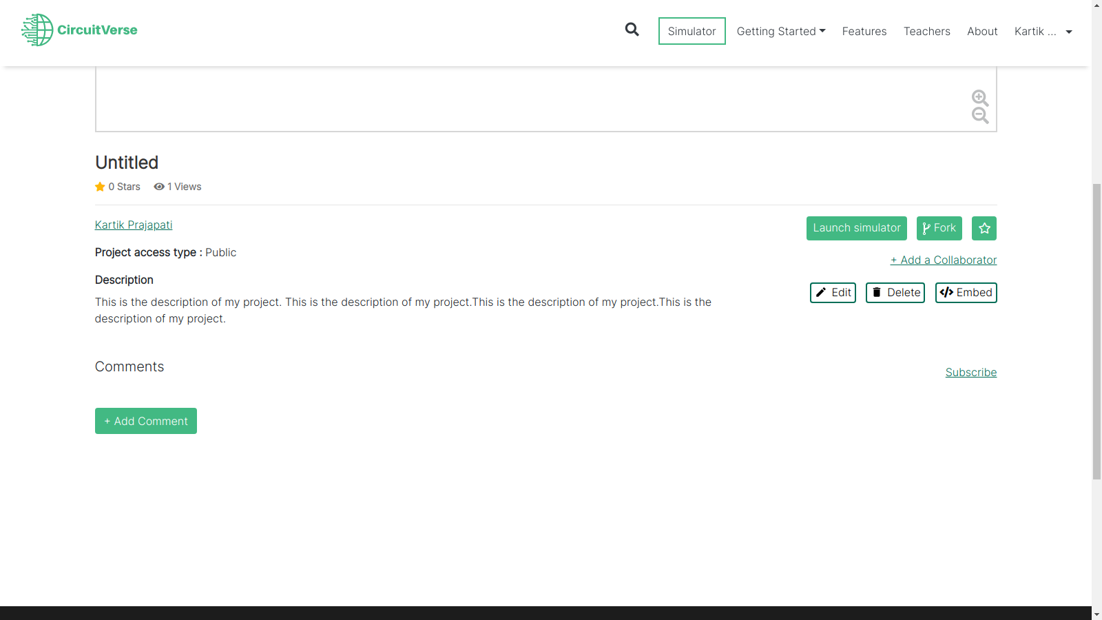 UI Improvements for Projects Page : Increase focus on simulator preview · Issue #2031 ...