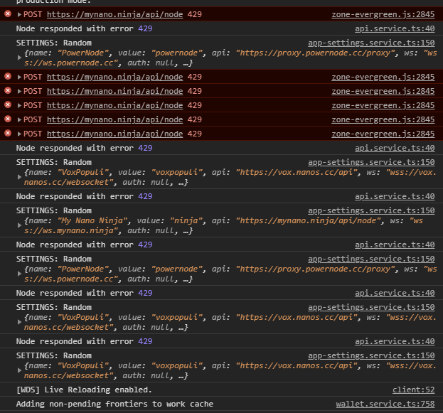 Hitting a rate limit makes server switch more than one time · Issue #296 · Nault/Nault · GitHub