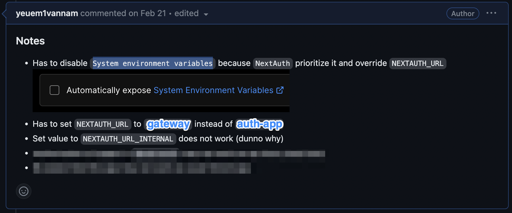 NEXTAUTH_URL ignored when Vercel System Environment variables are enabled · Issue #6943 ...
