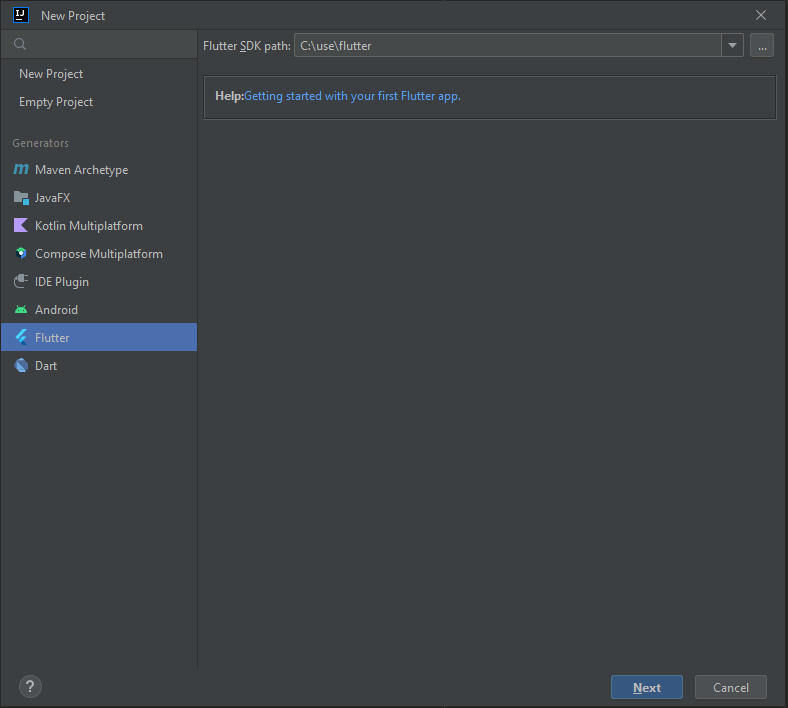 Add a space in the help message in new project wizard · Issue #6101 ...