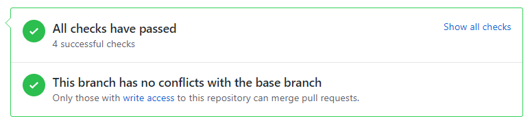 Prs On Branches Other Than Master Dont Check Conflict · Issue 924