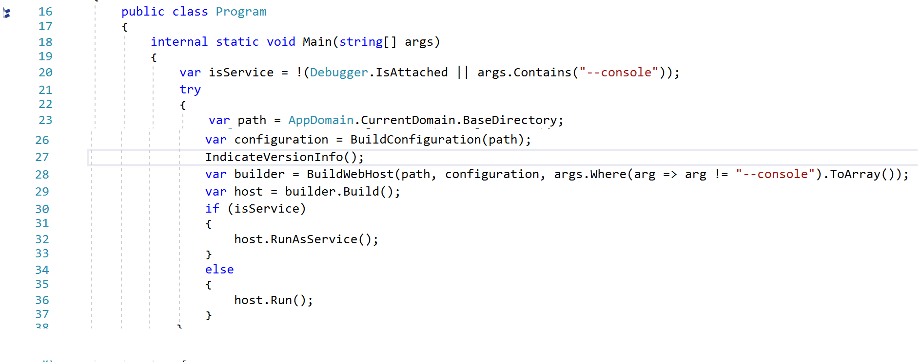 Question: AspNetCore run as TopShelf Windows Service · Issue #539 ...