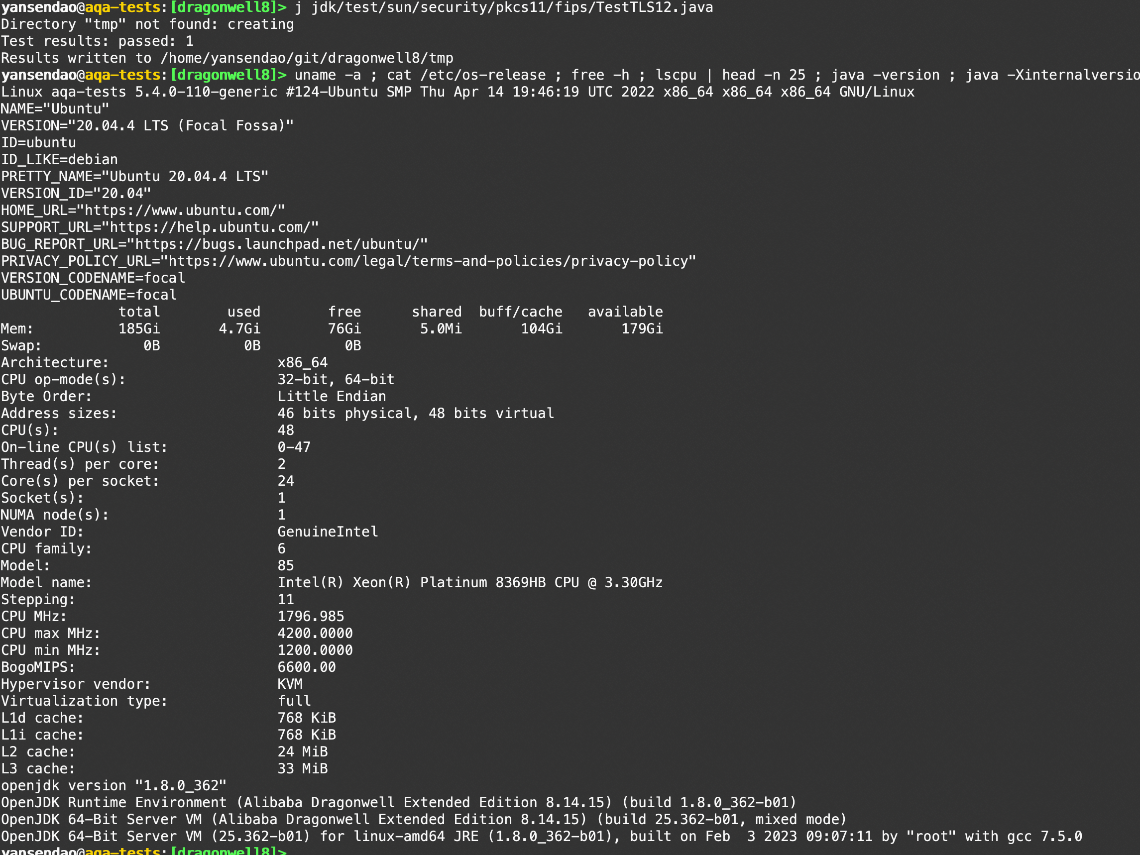 【anolis86兼容性】sun/security/pkcs11/fips/TestTLS12.java在anolis86环境上报错 ...