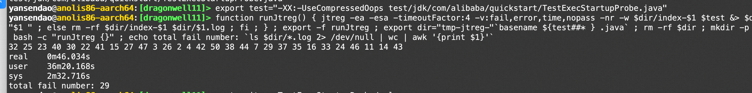 [自研]com/alibaba/quickstart/TestExecStartupProbe.java在aarch64平台使用-XX ...