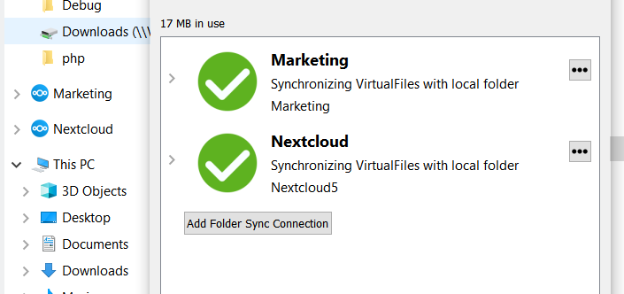 Custom Nextcloud system foldername · Issue #4594 · nextcloud/desktop · GitHub