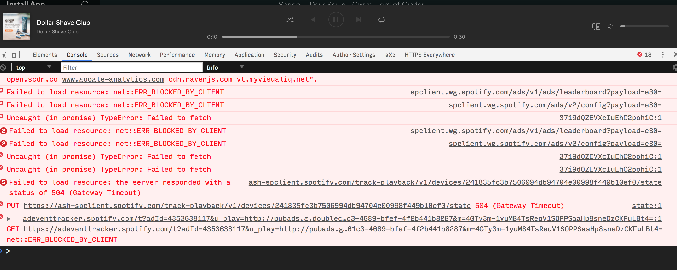 open.spotify.com playing ads · Issue #576 · uBlockOrigin/uAssets · GitHub