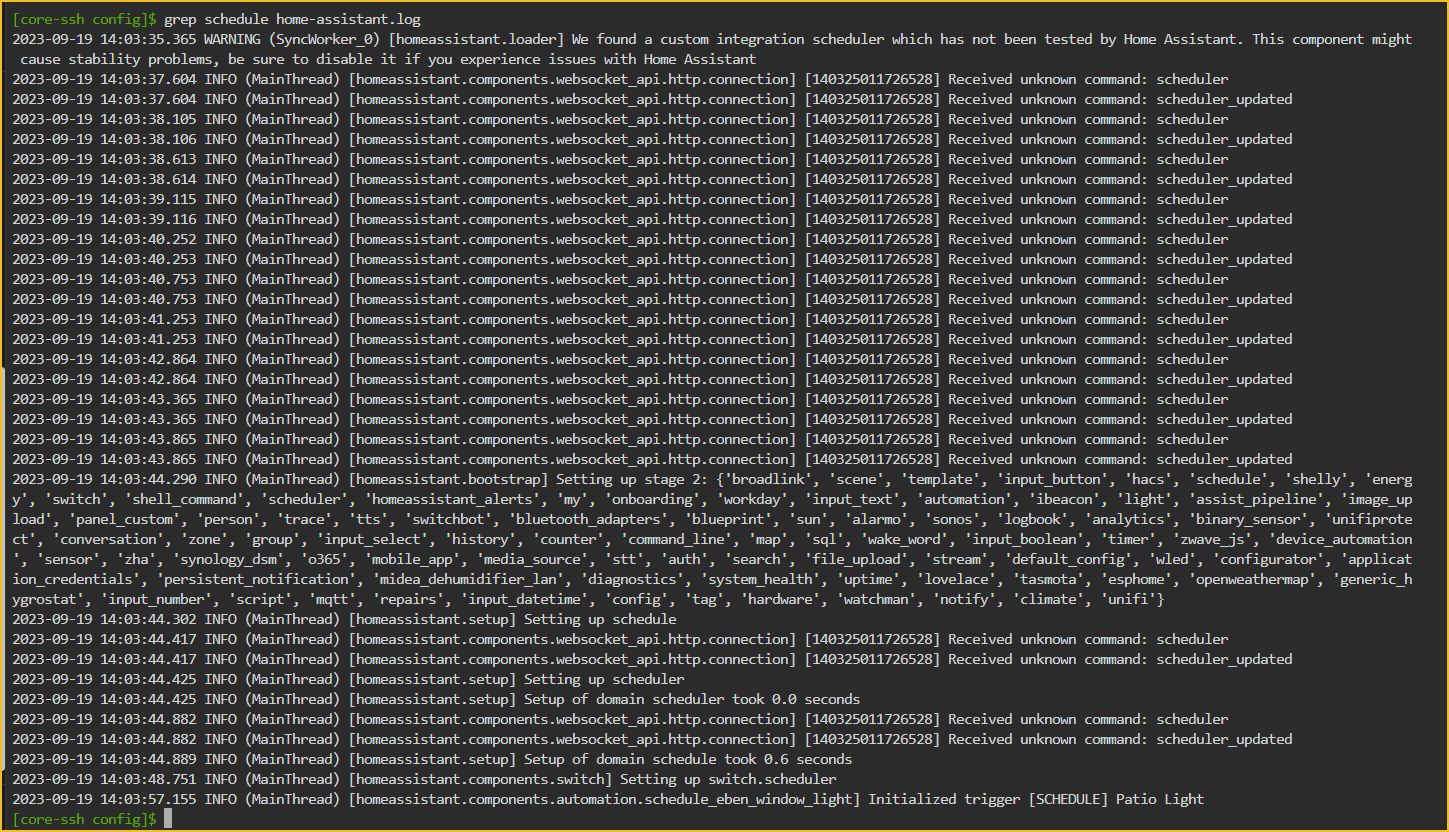 All Scheduler Cards 'Could not connect with the scheduler component' in ...