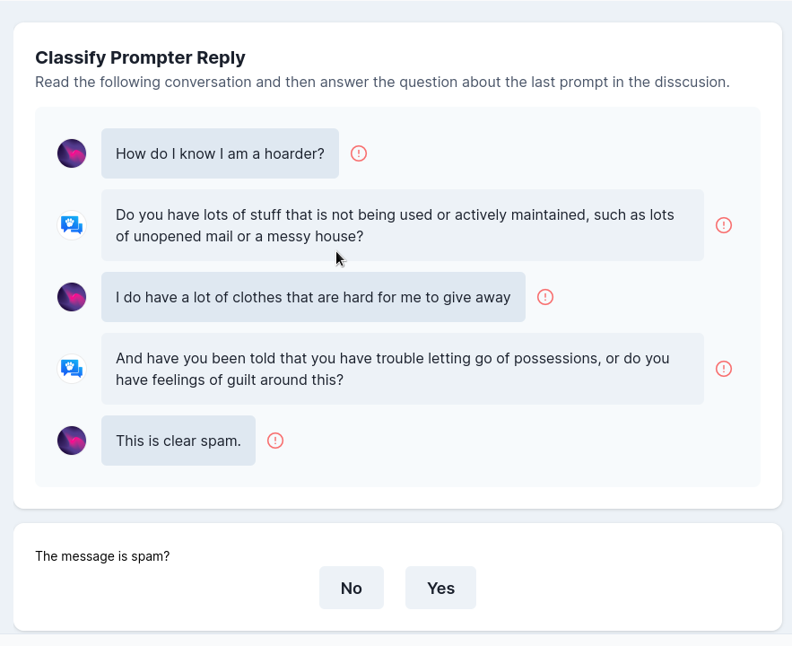 Improve instruction for simple spam labeling task · Issue #707 · LAION-AI/Open-Assistant · GitHub