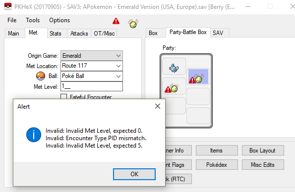 [Bug] Gen 3 eggs met level indecisive · Issue #1459 · kwsch/PKHeX · GitHub
