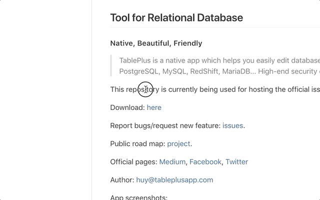 A bug with formatted "Paste" data from clipboard · Issue #872 · TablePlus/TablePlus · GitHub