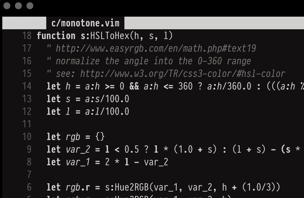 TabLine is not set · Issue #4 · Lokaltog/vim-monotone · GitHub