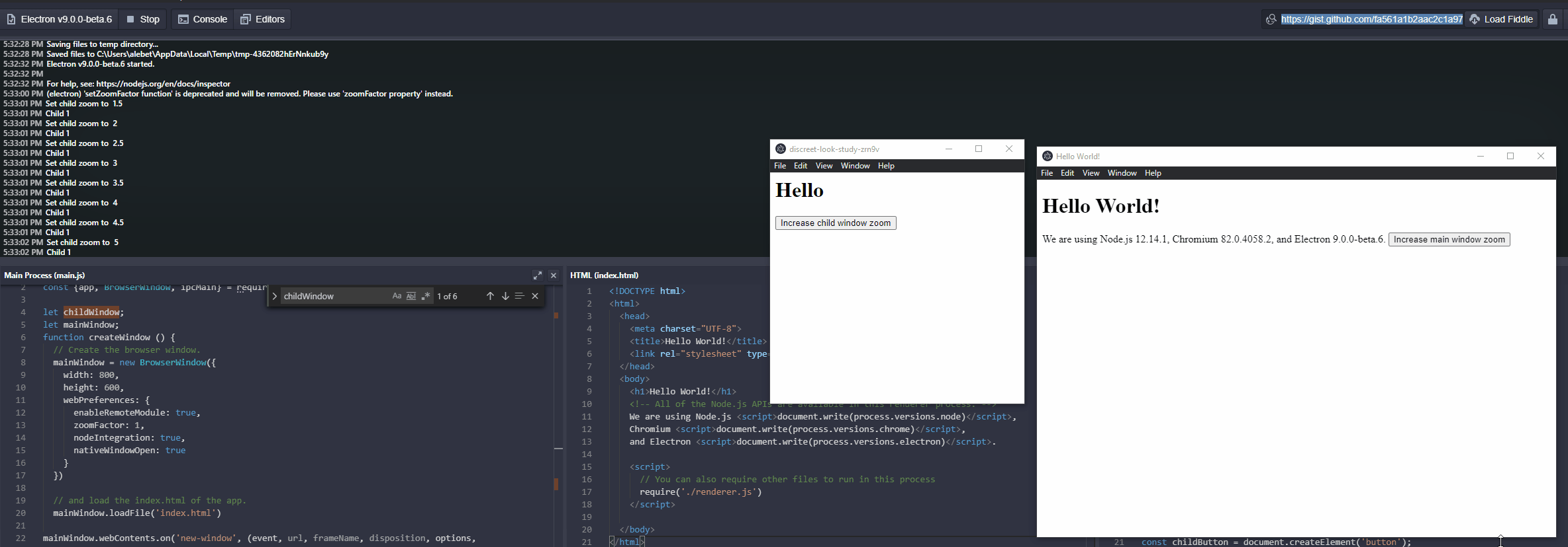 ZoomFactor does not work for Child Windows · Issue #22711 · electron/electron · GitHub