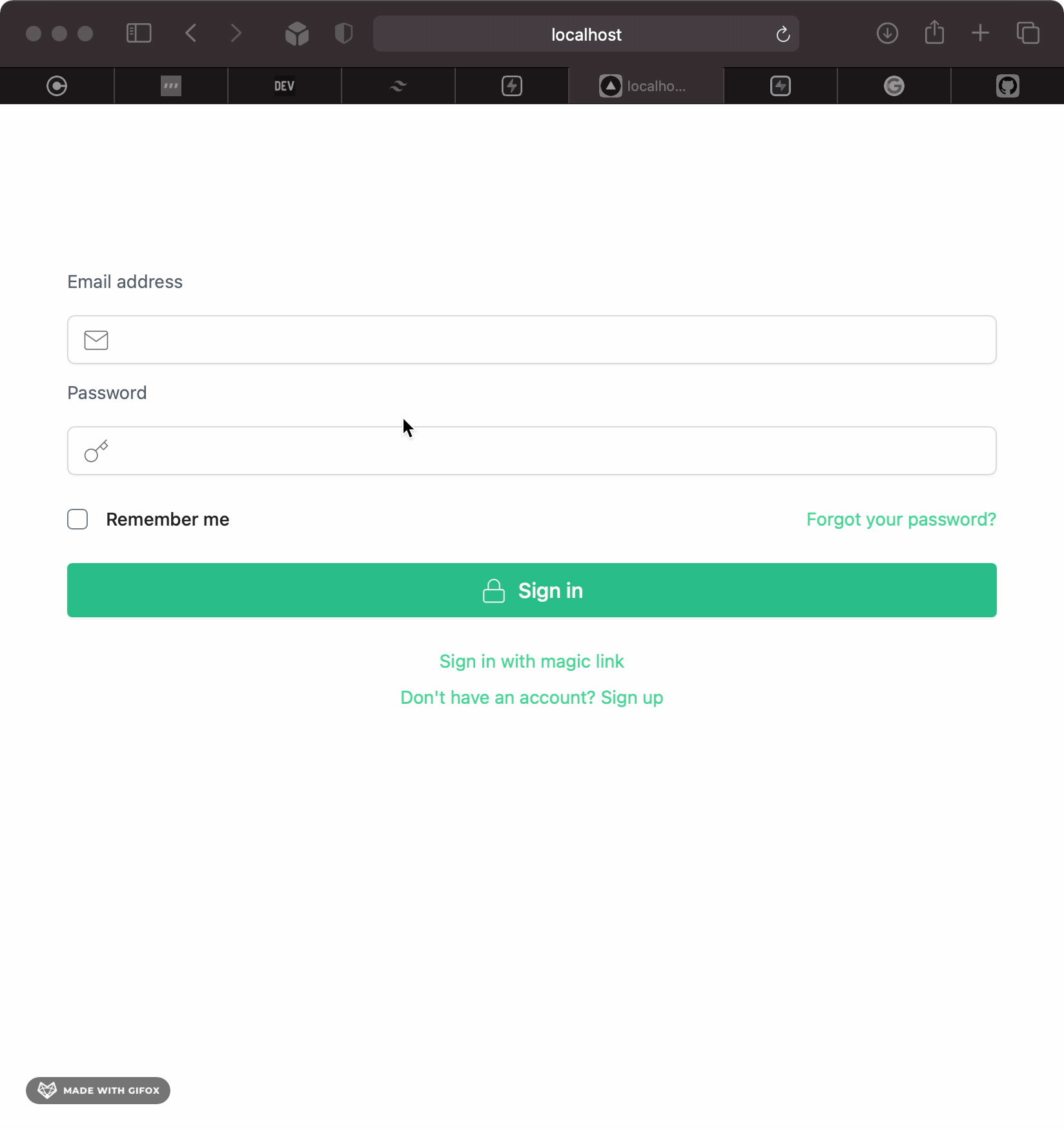 Auth Signup And Login Screens Render Issues · Issue 11 · Supabaseauth Elements · Github
