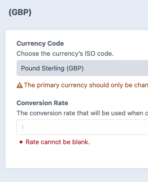 Cannot change primary currency in new installation · Issue #2231 · craftcms/commerce · GitHub