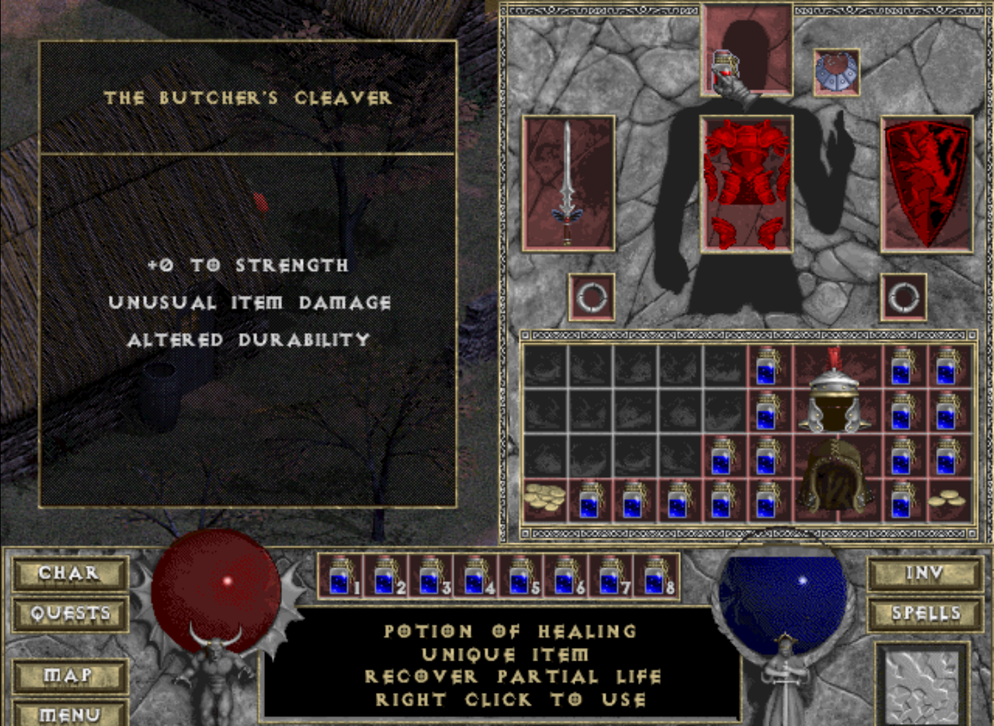 Veil of Steel glitch after new game · Issue #441 · diasurgical/devilutionX · GitHub