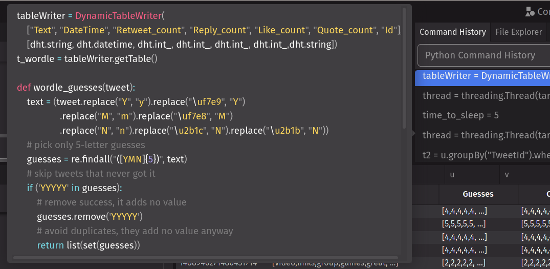 Multi-line commands don't show elapsed time in history · Issue #415 · deephaven/web-client-ui ...