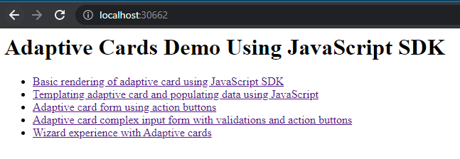 Github Svarukalaadaptivecards Usingjavascript Learn How To Use Javascript Sdk To Render And