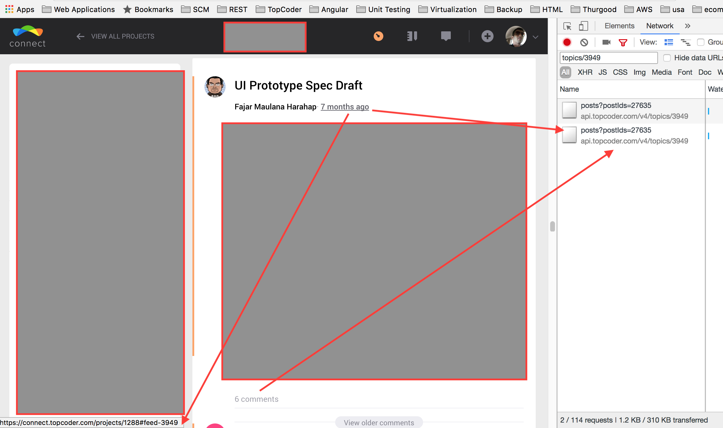 [$70] Unnecessary calls to get latest comments for messages · Issue ...