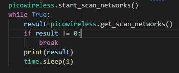 Pico Wireless Pack : cannot find network · Issue #210 · pimoroni/pimoroni-pico · GitHub