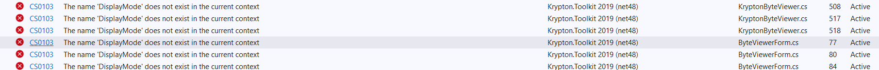 [bug] Kryptondatagridviewbinary Classes Should Not Be In The Standard Toolkit · Issue