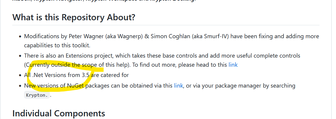 [Bug]: Canary (And alpha probably) Readme needs an update to remove "All.Net Versions ...