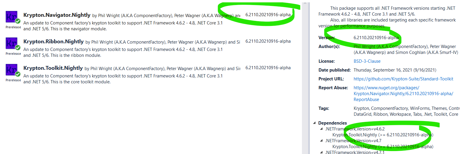 [Bug] Nightlies version needs to have something that allows installers ...