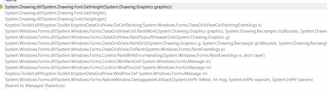 [Bug]: KDataGridView sometimes crashes · Issue #496 · Krypton-Suite/Standard-Toolkit · GitHub