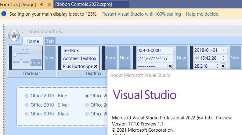 [Bug]: Opening the Form Designer within VS2022 causes an Error · Issue #477 · Krypton-Suite ...