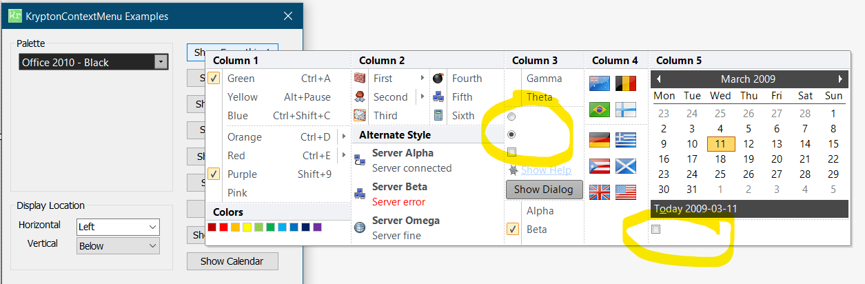 [Bug]: KryptonContextMenu: Item text unreadable with certain themes · Issue #609 · Krypton-Suite ...