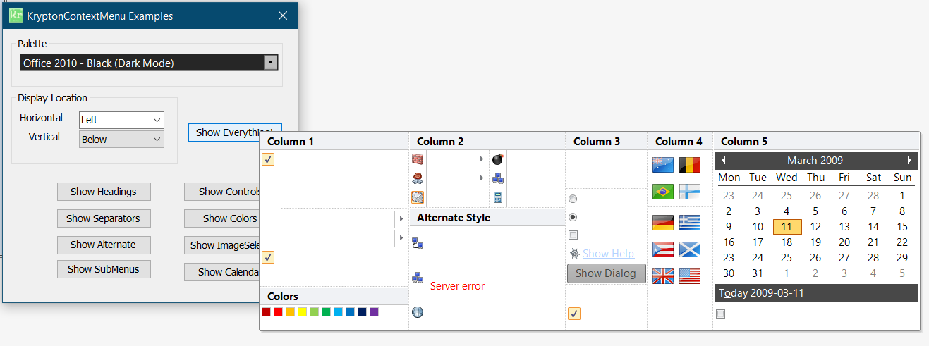 [Bug]: KryptonContextMenu: Item text unreadable with certain themes · Issue #609 · Krypton-Suite ...