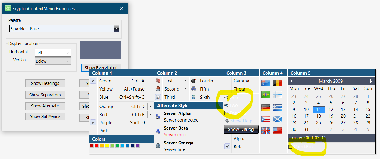 [Bug]: KryptonContextMenu: Item text unreadable with certain themes · Issue #609 · Krypton-Suite ...