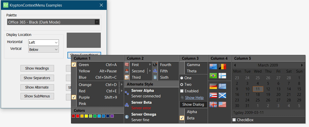 [Bug]: KryptonContextMenu: Item text unreadable with certain themes · Issue #609 · Krypton-Suite ...