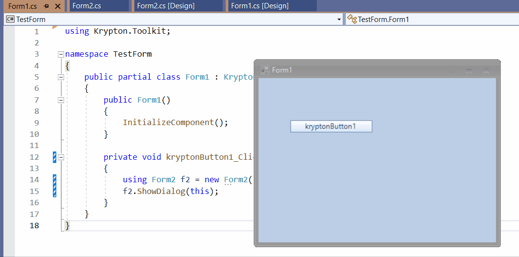 [Bug]: Krypton Form opened as child does not allow Text box claret positioning · Issue #812 ...