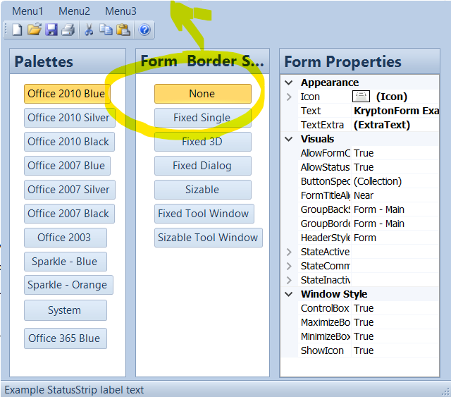 [Feature Request]: Allow the `KryptonNavigator` to 'integrate' with a `KryptonForm` · Issue #925 ...