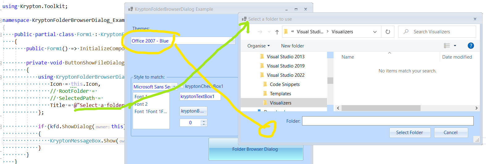 Feature Request Is It Possible To Modify The `folderbrowserdialog