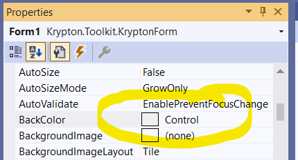 [Feature Request]: Is it possible to have the KForm back colour as the KPanel colour · Issue ...