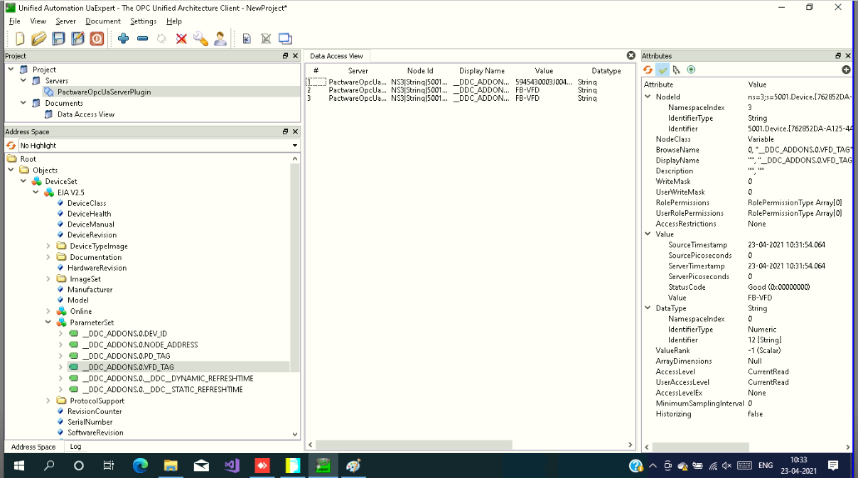 Parameterset · Issue 13 · Wetconopcua4pactware · Github 