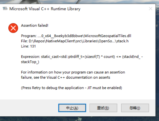 Assertion failed · Issue #4395 · flybywiresim/aircraft · GitHub
